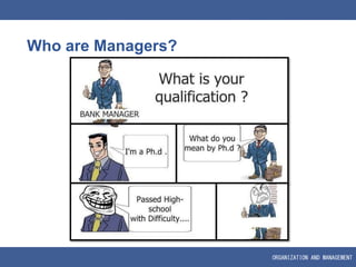 classification of managers | PPTX