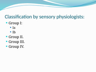 Nerve Fibres and Classification of Nervous Fibers | PPT