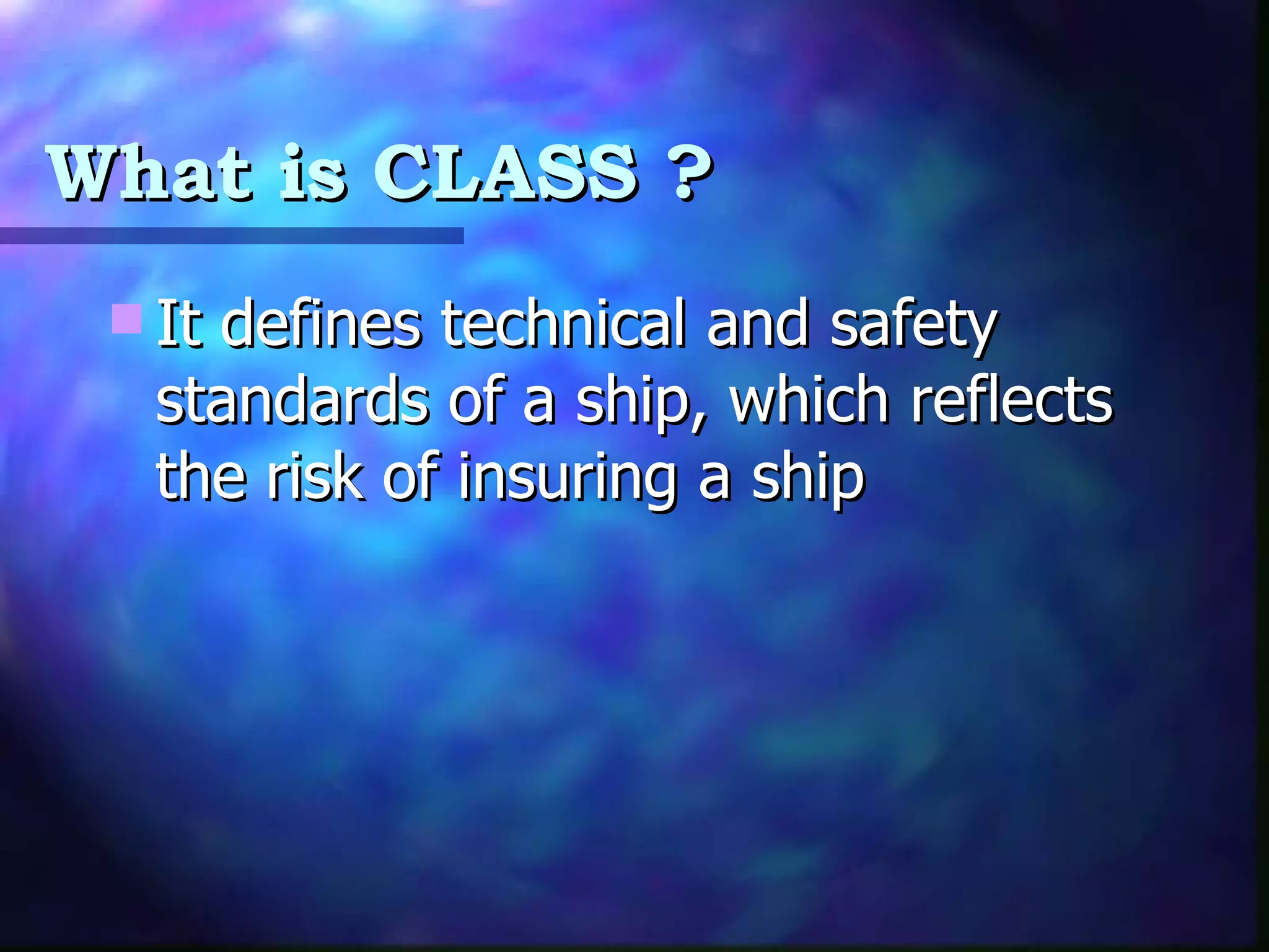 2 classification societies | PPT