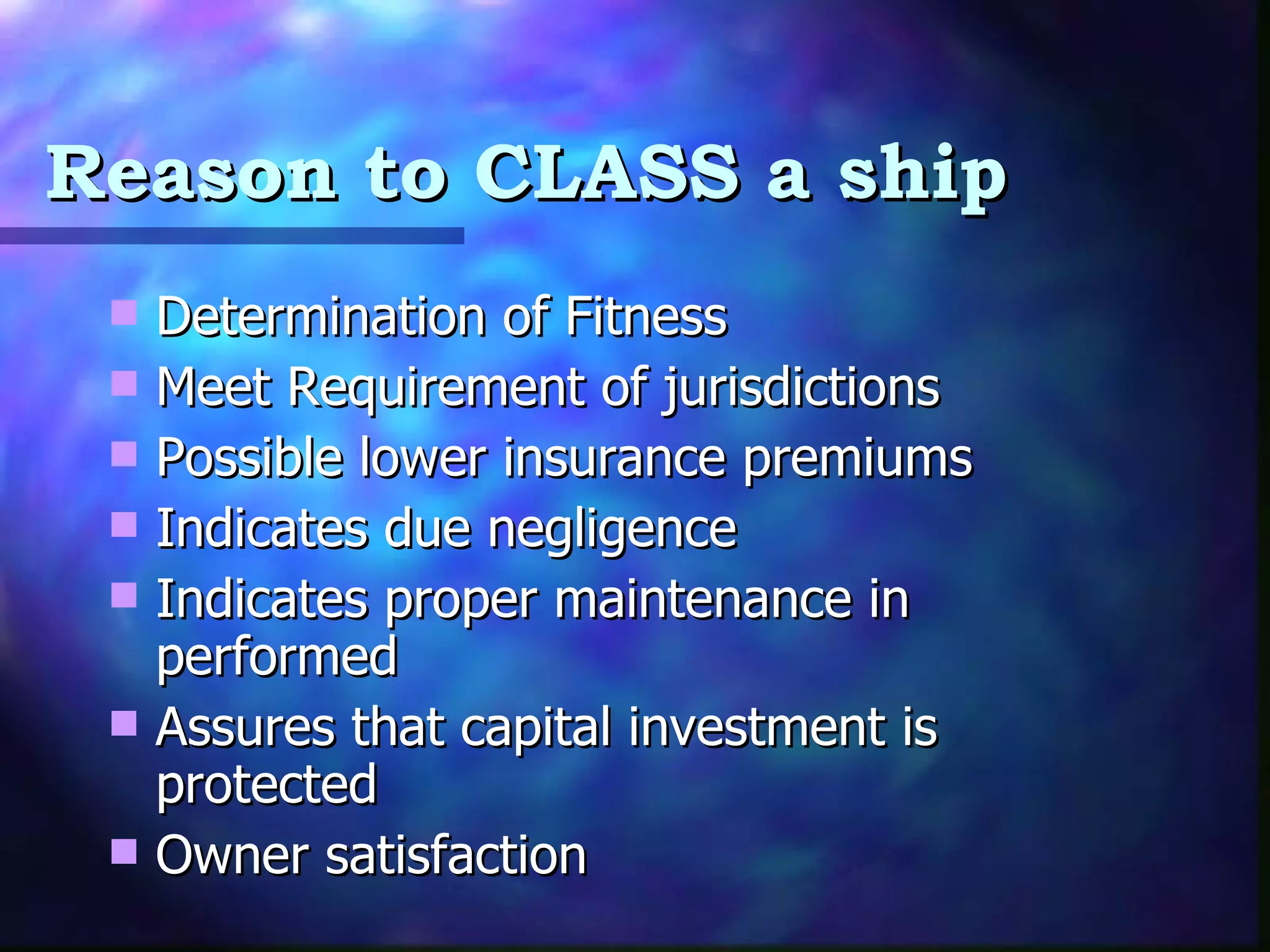 2 classification societies | PPT