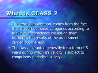 2 classification societies | PPT