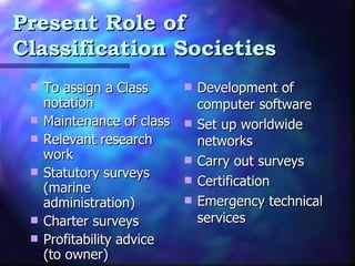 2 classification societies | PPT