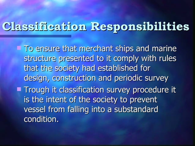 2 classification societies | PPT