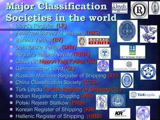 2 classification societies | PPT