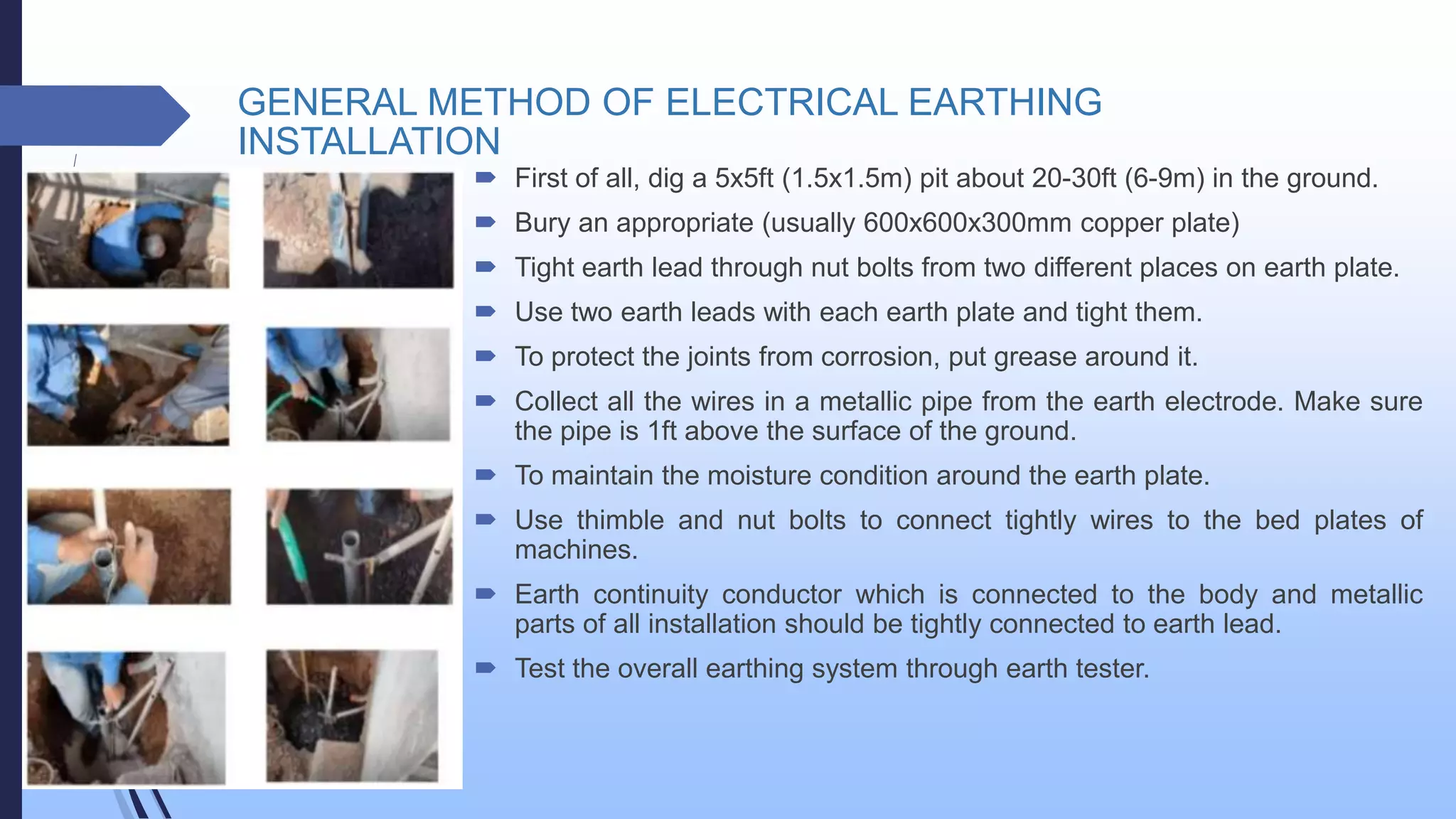 Earthing System in Building services | PPTX