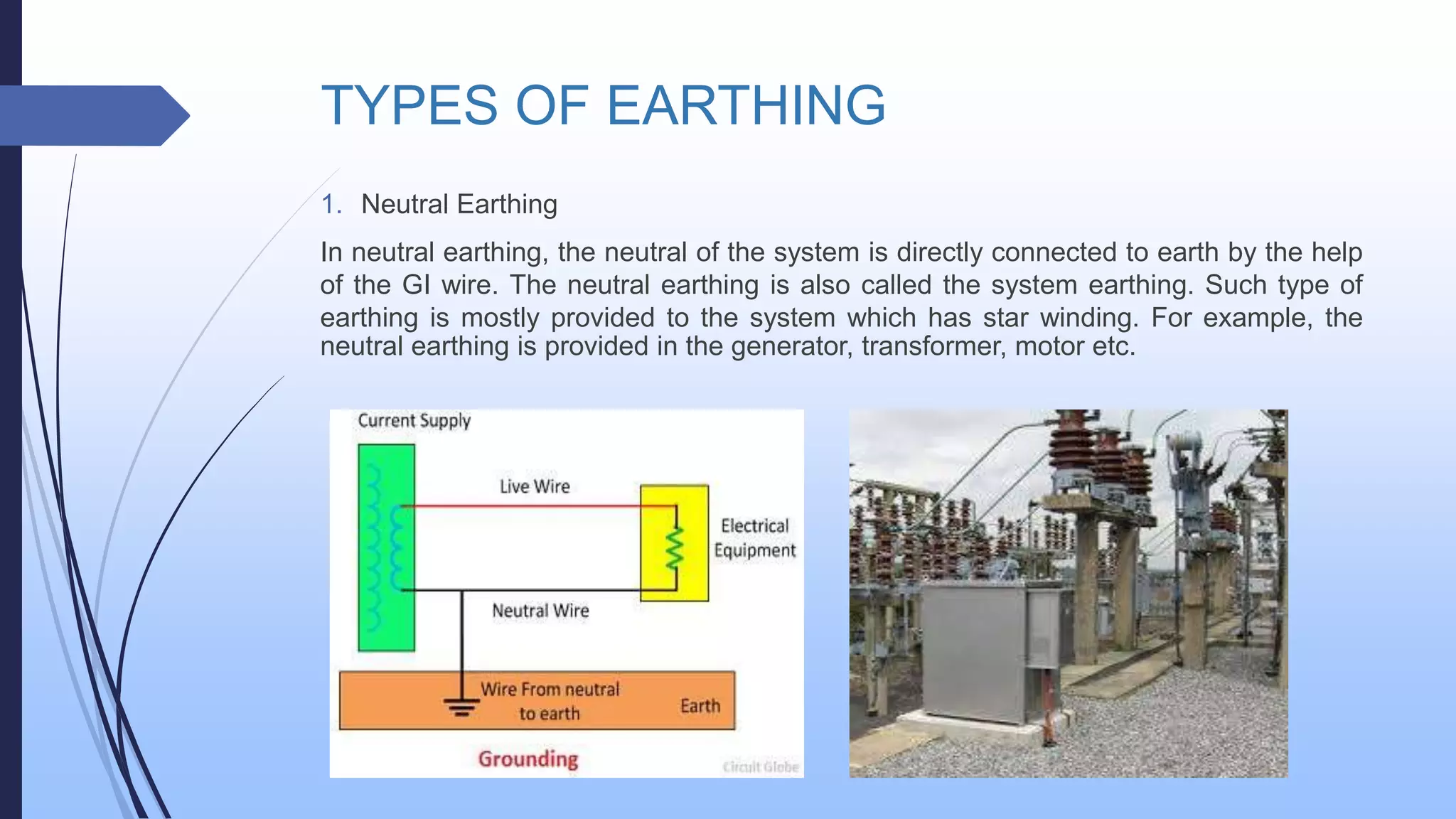 Earthing System in Building services | PPTX
