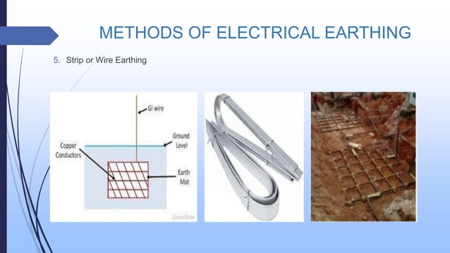 Earthing System in Building services | PPTX