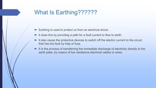 Earthing System in Building services | PPTX