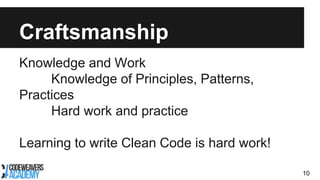 Clean Code Pt I | PPT