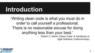 Clean Code Pt I | PPT