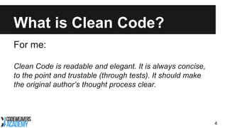 Clean Code Pt I | PPT