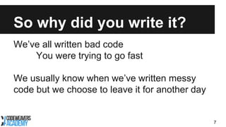 Clean Code Pt I | PPT