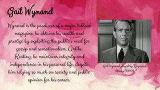 The Fountainhead Character Analysis- Ayn Rand | PPTX
