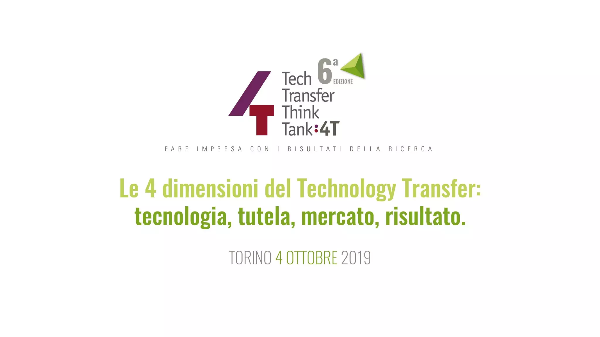 Club degli investitori e Mitotech Waterview 4T-Tech Transfer Think Tank ...