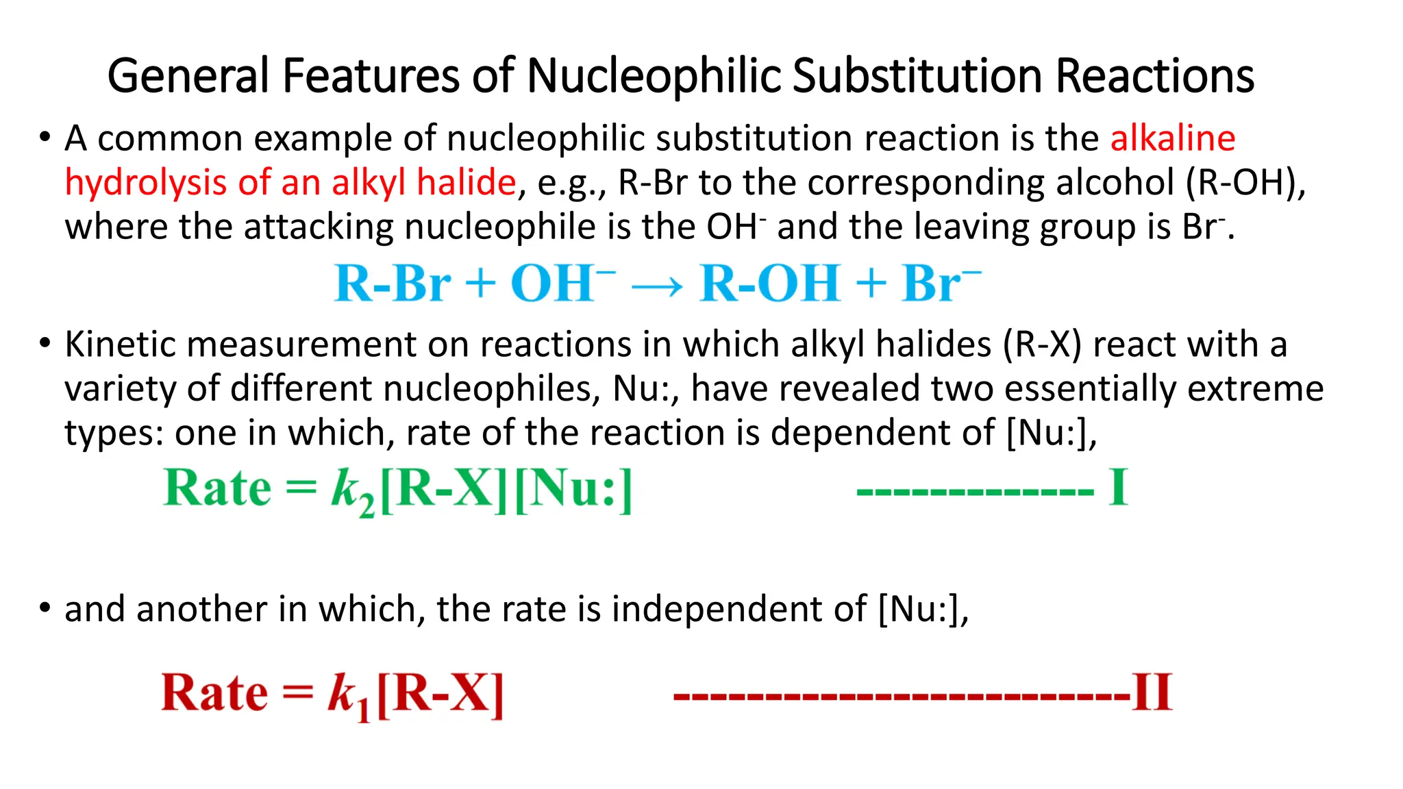 Nucleophilic Substitution chemical reaction | PDF