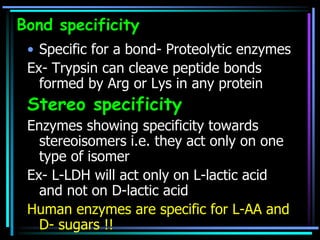 2 coenzymes and specificity | PPTX