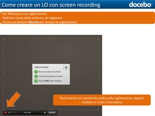 2 - Come usare Storyline con Docebo: Screen Recording | PPT