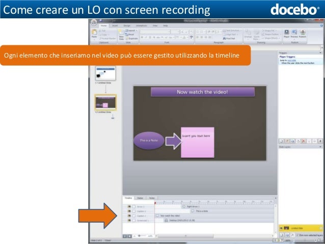 2 - Come usare Storyline con Docebo: Screen Recording