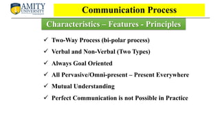 Communication Process and 7 C's of Communication and Concept of ...