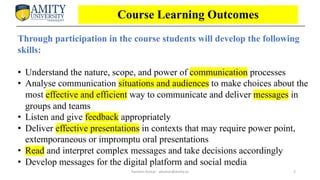 Communication Process and 7 C's of Communication and Concept of ...