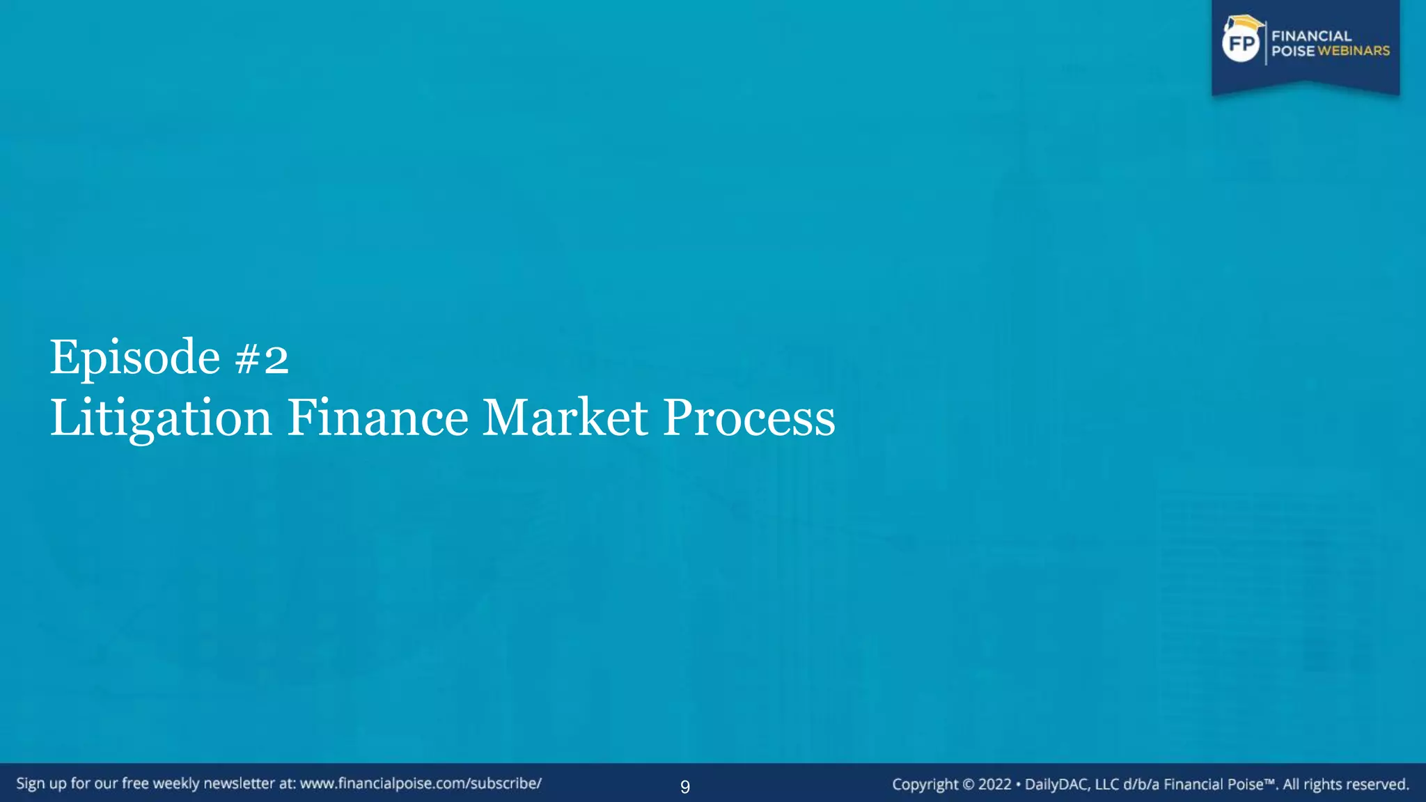 Litigation Finance Market Process | PDF