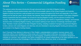 Litigation Finance Market Process | PDF