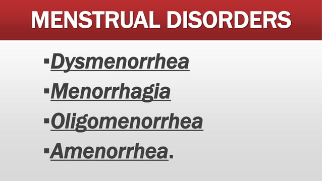 Common Disorders and Ailments of the Reproductive System | PPTX ...