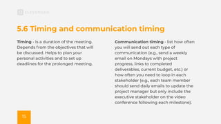 Communication plan | PPT