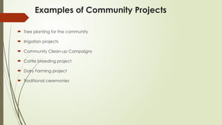 2Community Projects.pptx revision 2024 ppt | PPT