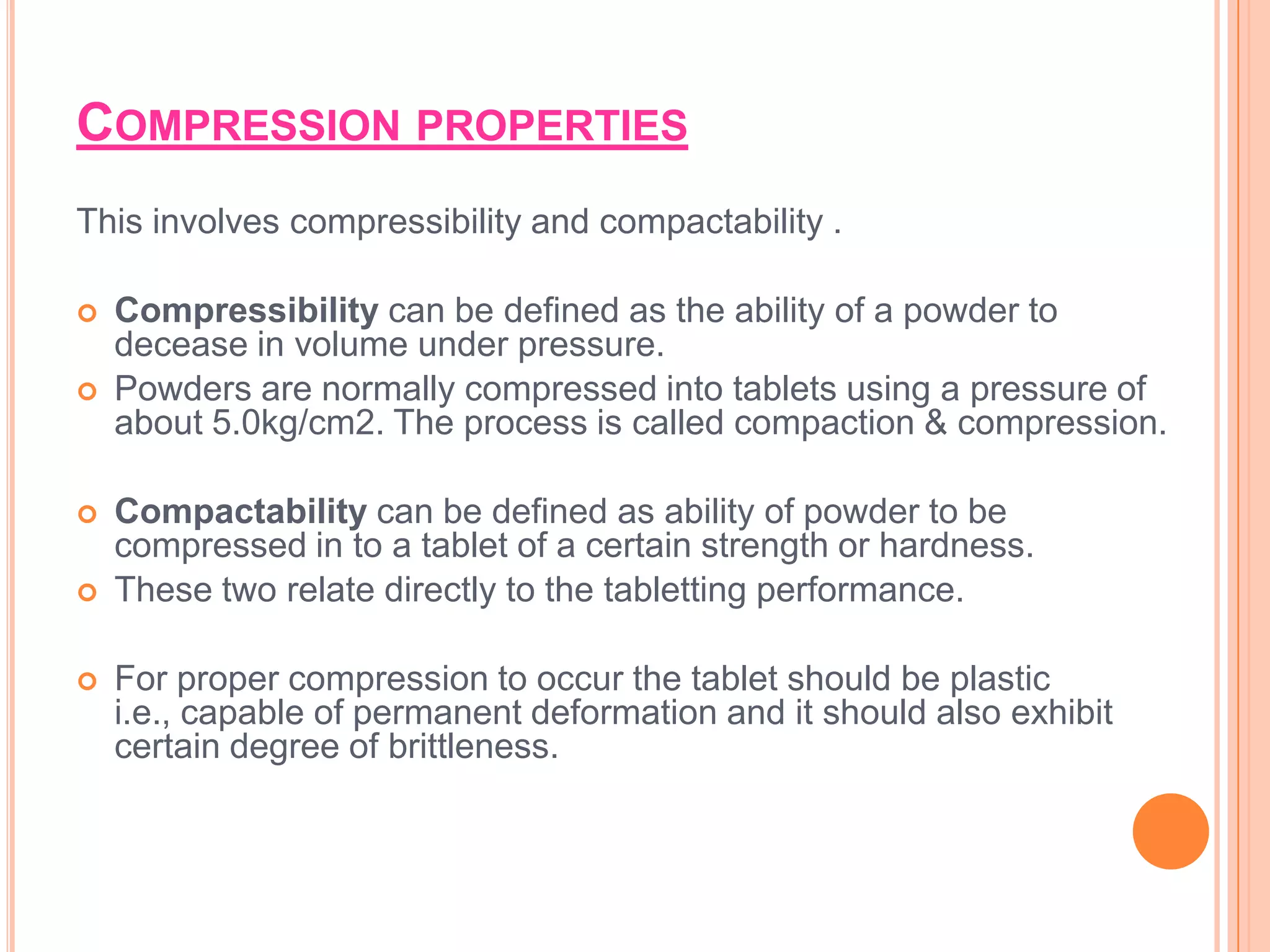Compaction and compression, Forces involved in compression & Factors ...