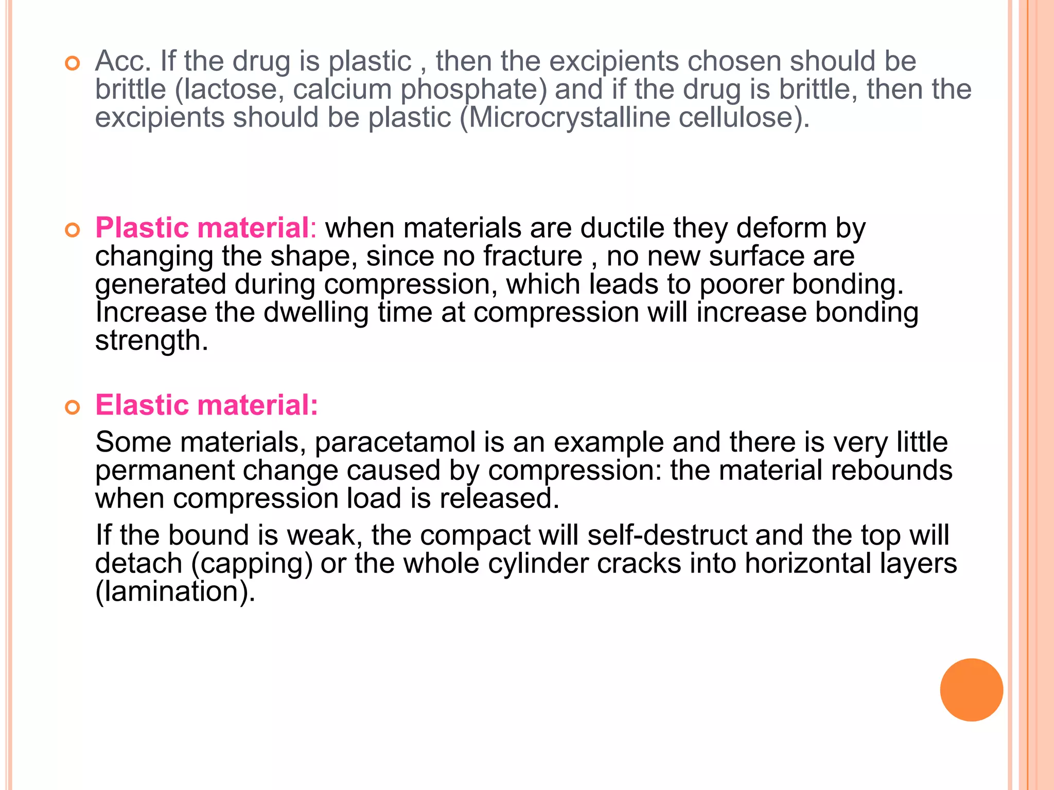 Compaction and compression, Forces involved in compression & Factors ...