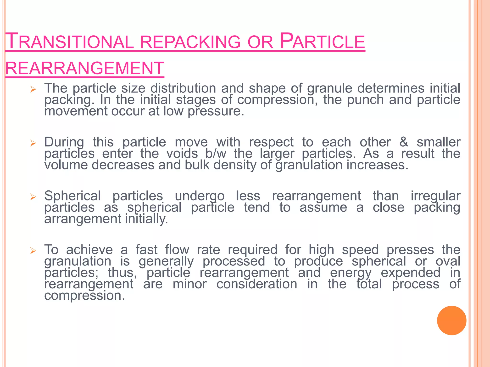 Compaction and compression, Forces involved in compression & Factors ...