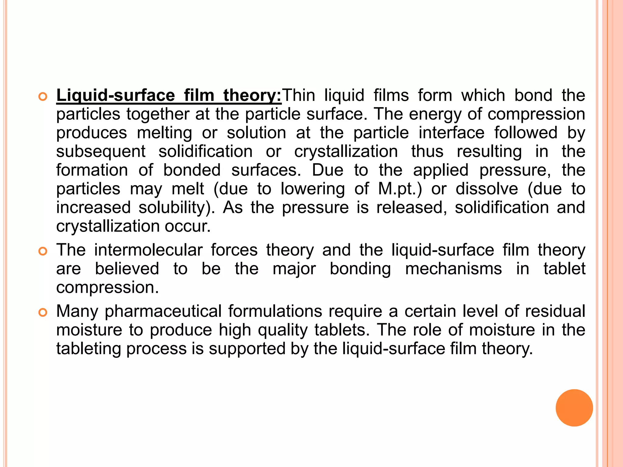 Compaction and compression, Forces involved in compression & Factors ...