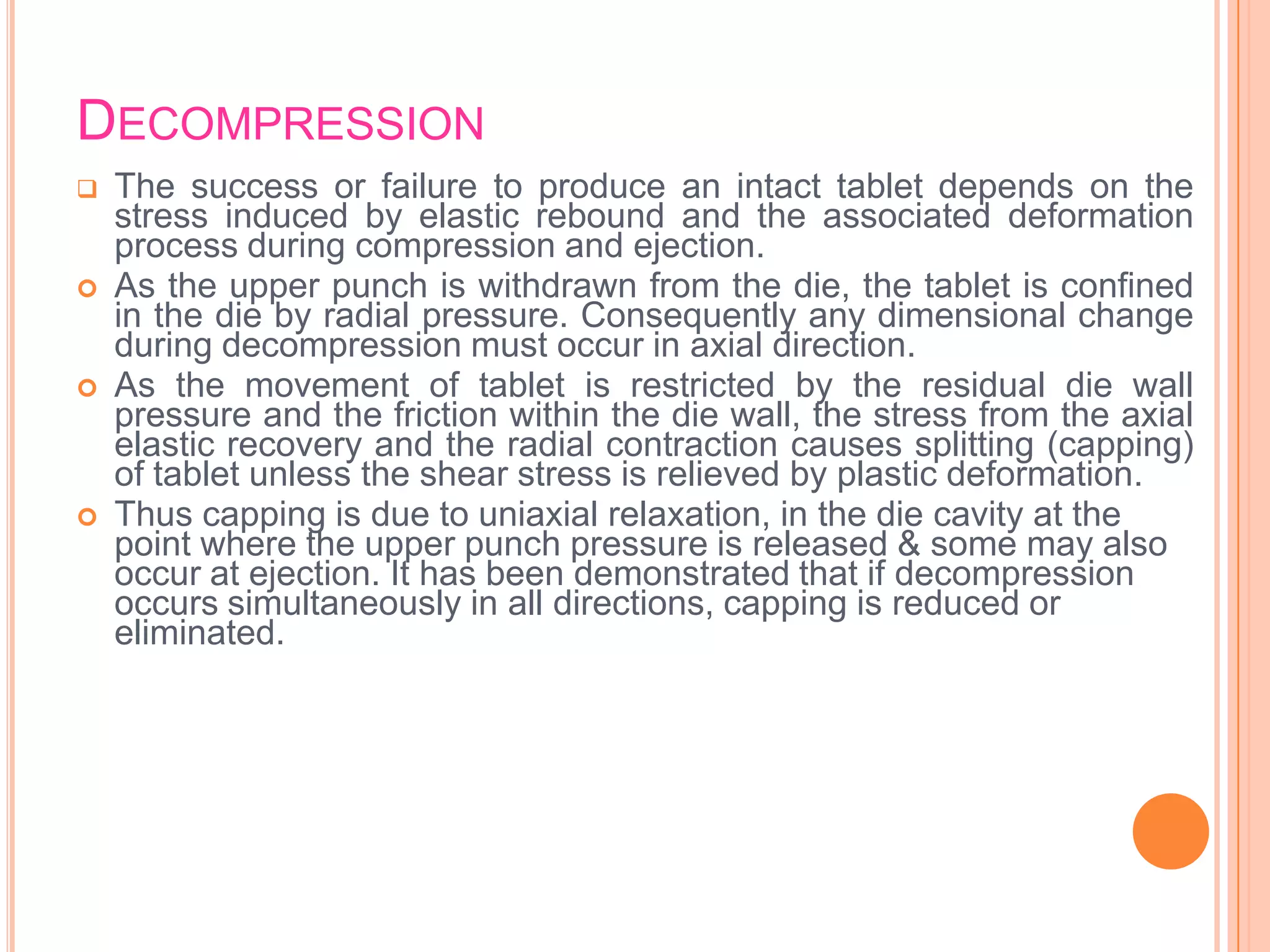 Compaction and compression, Forces involved in compression & Factors ...