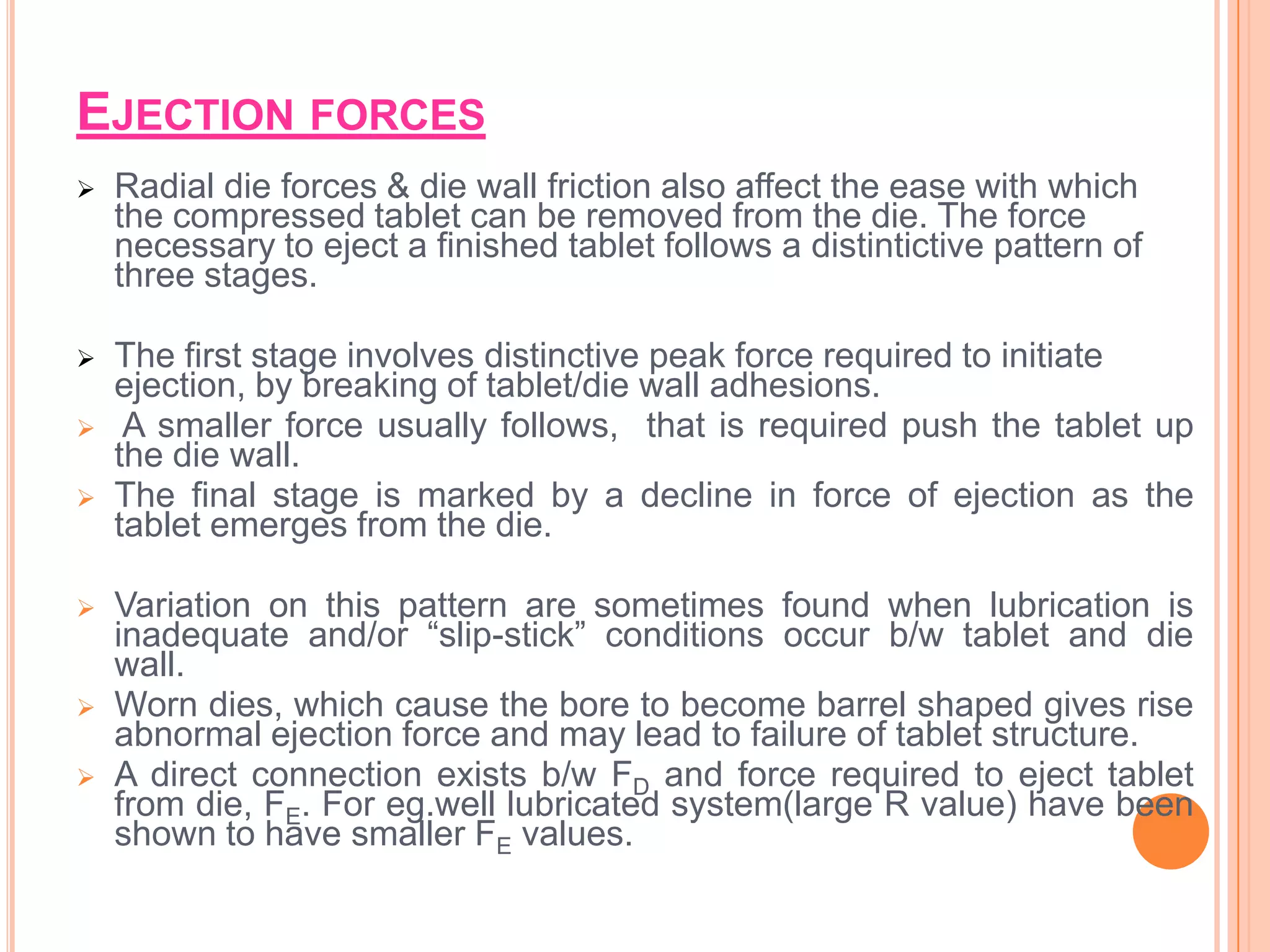 Compaction and compression, Forces involved in compression & Factors ...