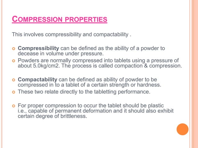 Compaction and compression, Forces involved in compression & Factors affecting them | PPTX ...