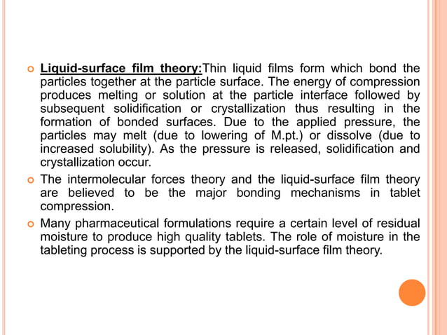 Compaction and compression, Forces involved in compression & Factors ...