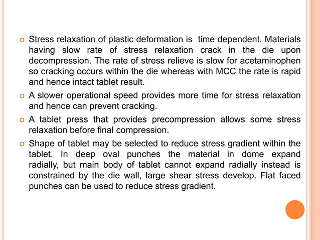Compaction and compression, Forces involved in compression & Factors ...