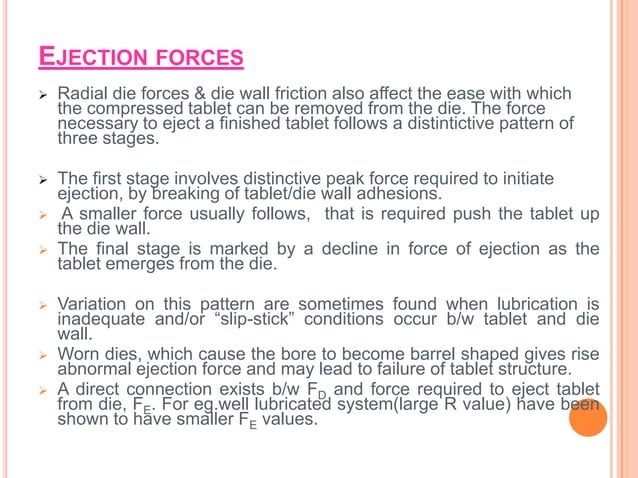 Compaction and compression, Forces involved in compression & Factors ...