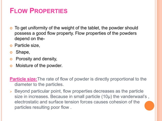 Compaction and compression, Forces involved in compression & Factors ...