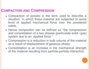 Compaction Definition
