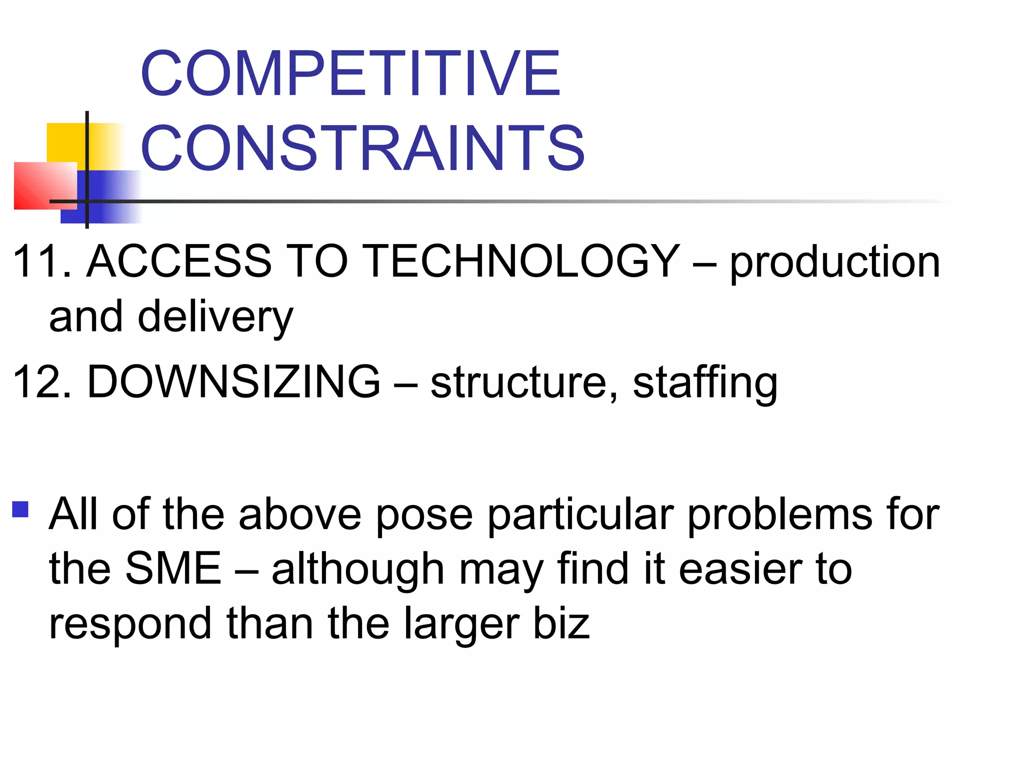 2 Competitive constraints & Drivers, Power and Values | PPT