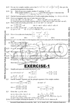 2 complex numbers part 2 of 3 | PDF