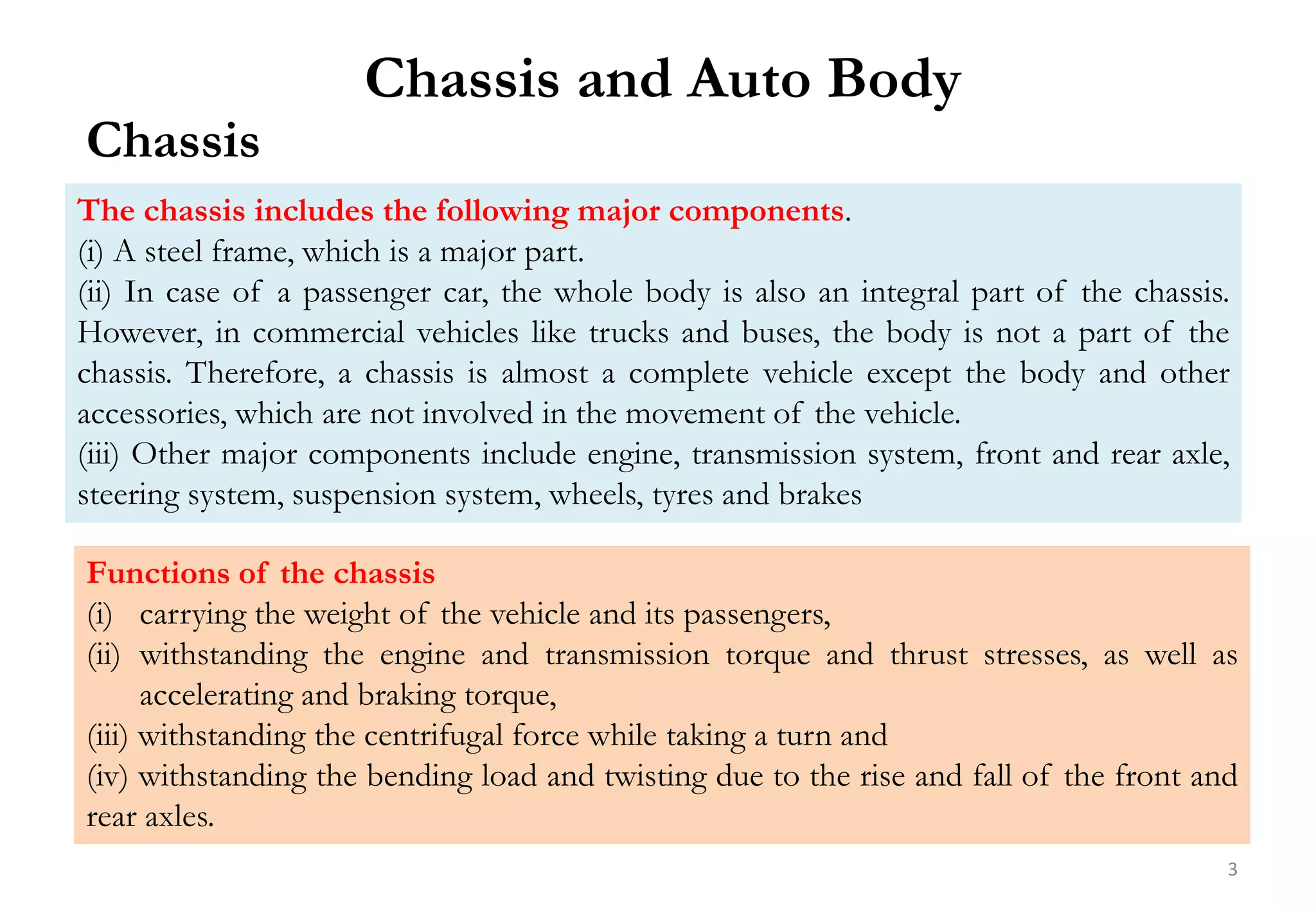 Components of Conventional Vehicle | PPTX