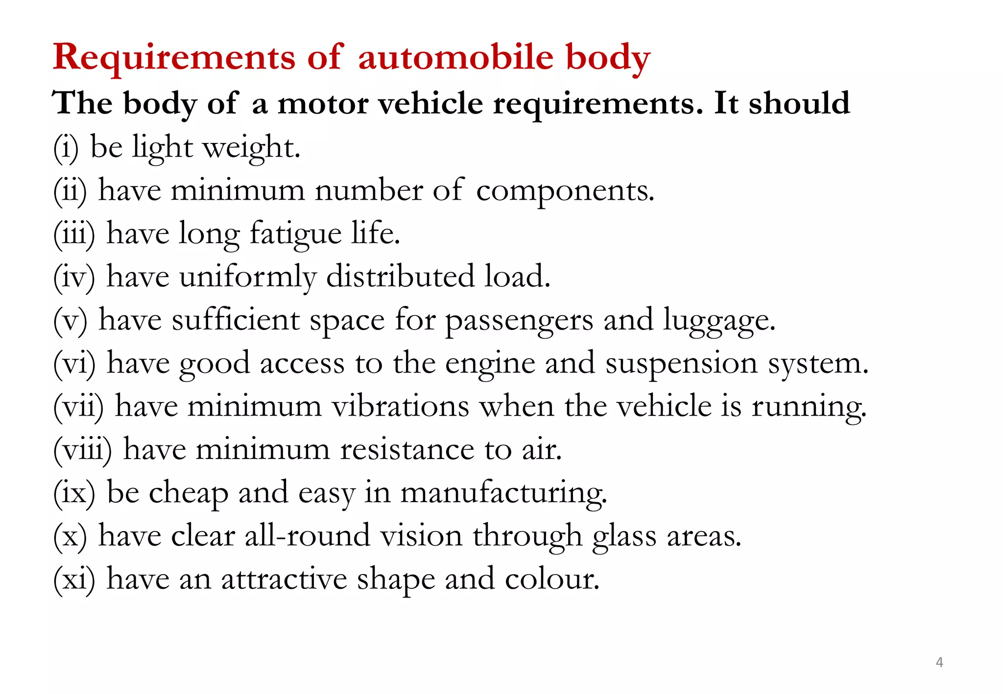 Components of Conventional Vehicle | PPTX