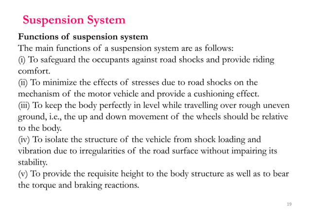 Components of Conventional Vehicle | PPTX | Auto Parts | Automotive