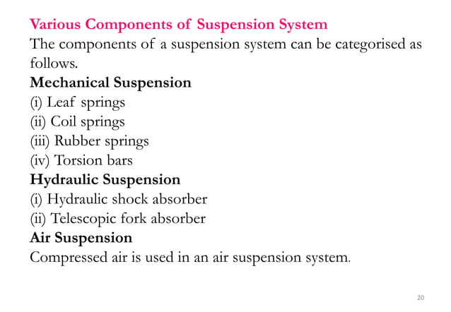 Components of Conventional Vehicle | PPTX | Auto Parts | Automotive