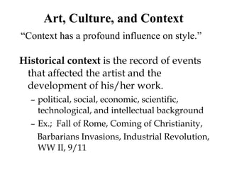 The Components of Art | PPT