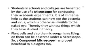 Compound Microscope - Microbiology for Lab Technicians | PPT