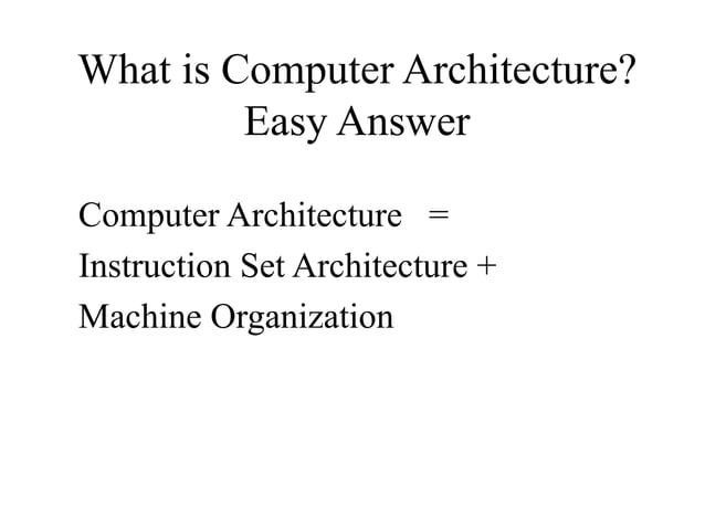 Computer System Architecture - Computer System Architecture | PDF